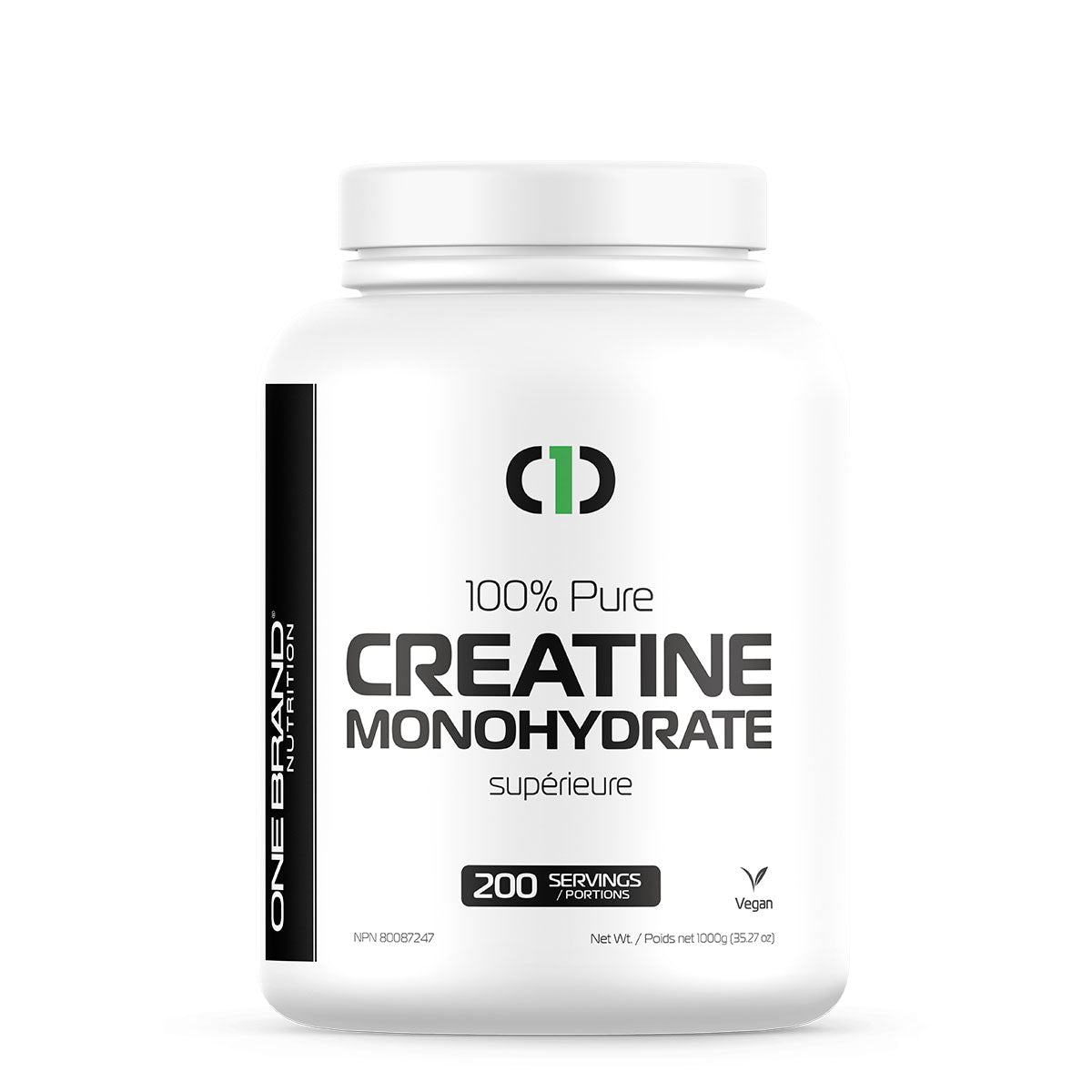 Shop #1Brand Creatine Monohydrate powder (1 KG) | Onebrandnutrition.ca